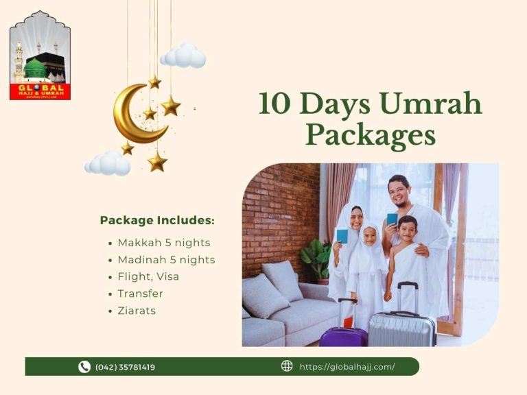 21 Days Umrah Packages 2025 from Pakistan - Global Hajj