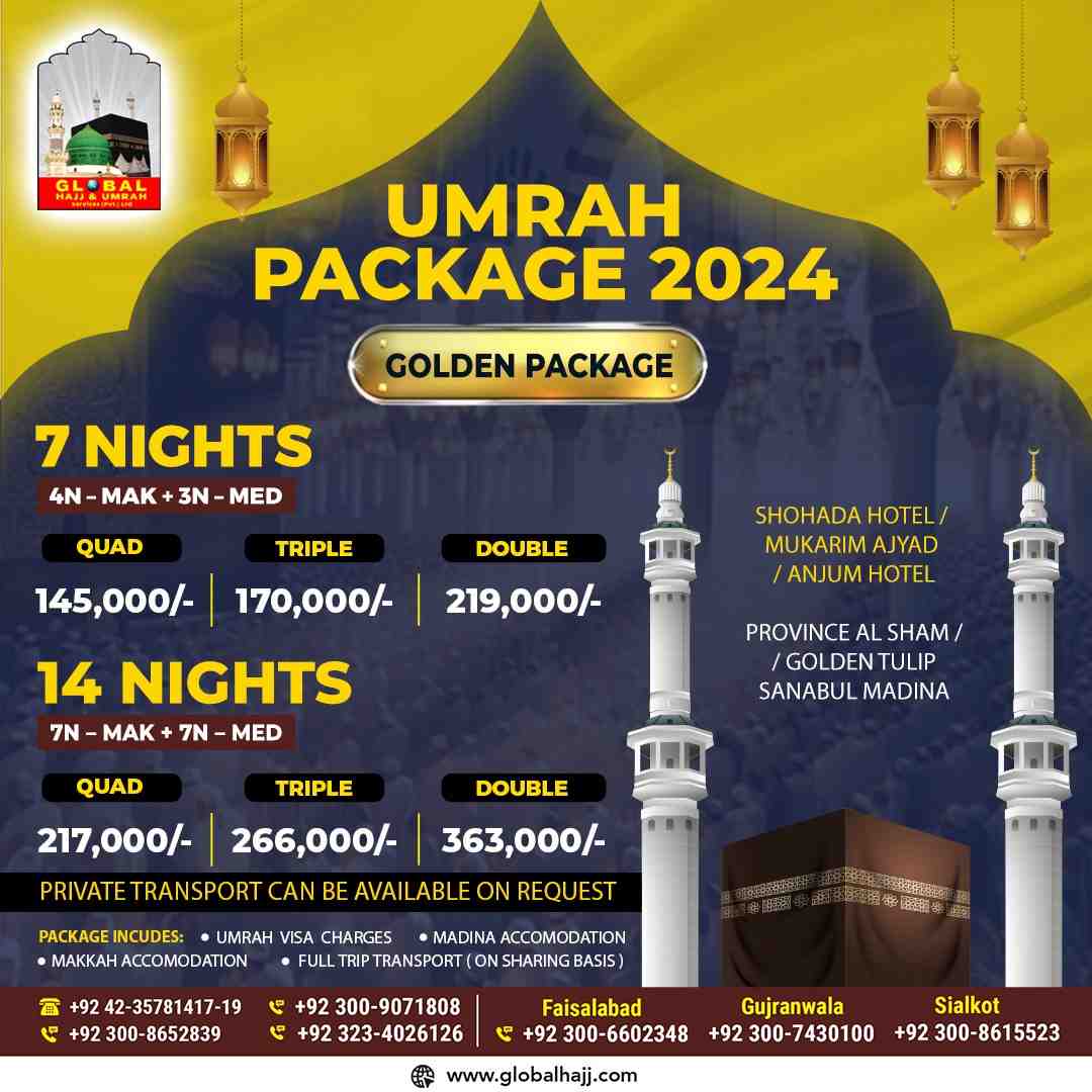 15 Days Umrah Packages from Pakistan in 2025 - Global Hajj
