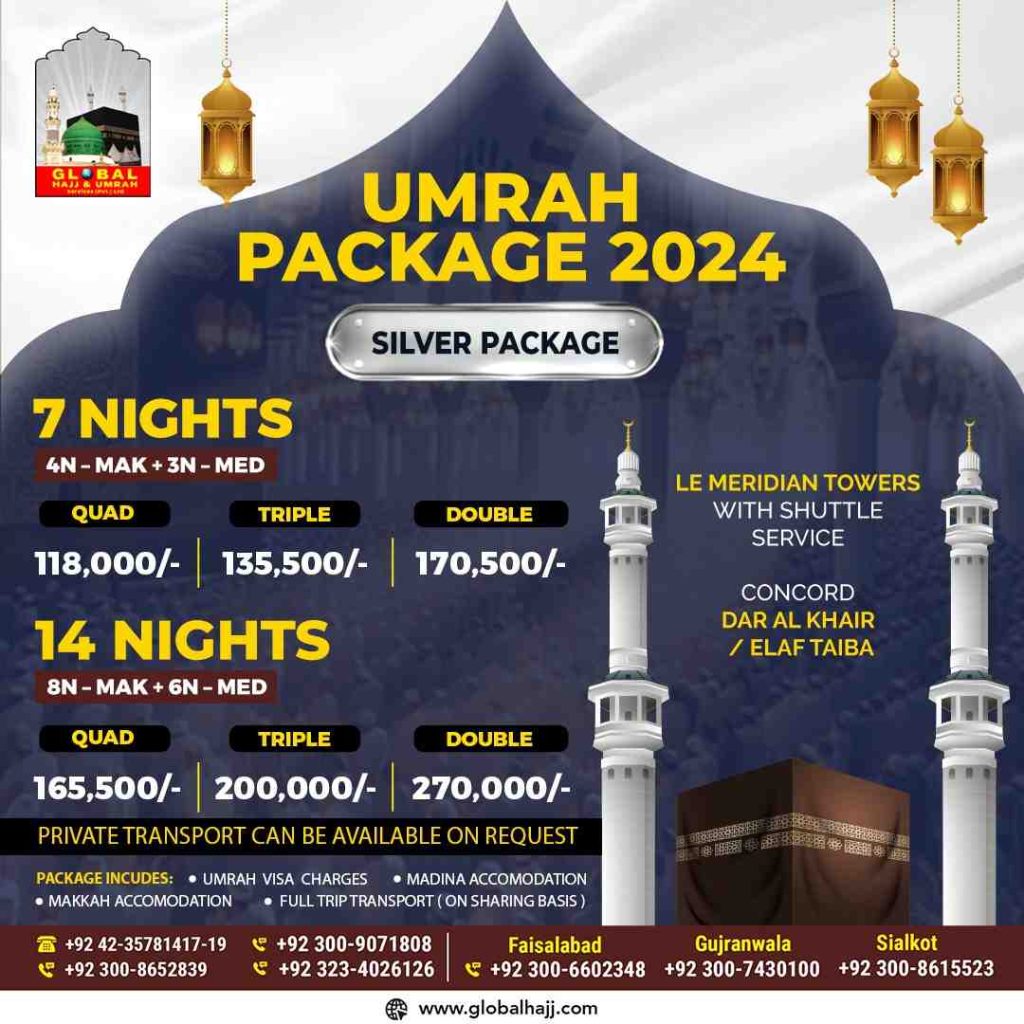 21 Days Umrah Packages 2025 from Pakistan - Global Hajj