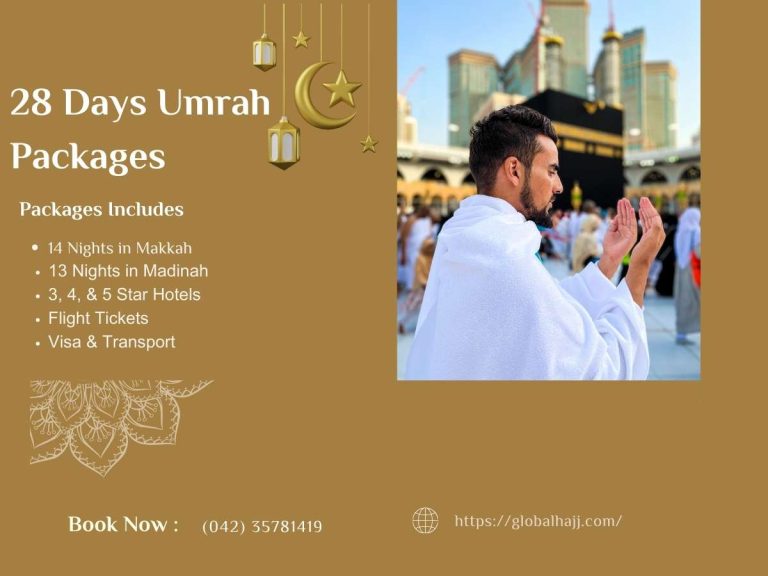 21 Days Umrah Packages 2025 from Pakistan - Global Hajj